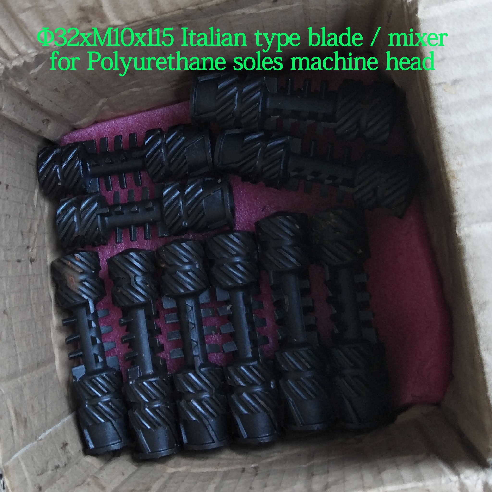 Italian type blade / mixer for PU soles casting machine head ...